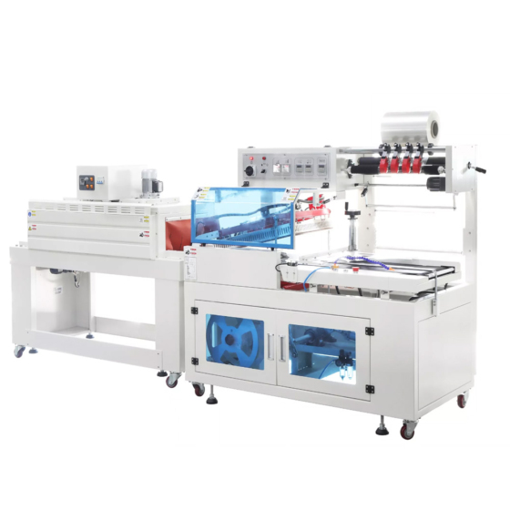 Automatic L Seal Cutting Machine with Shrink Tunnel - ABI System